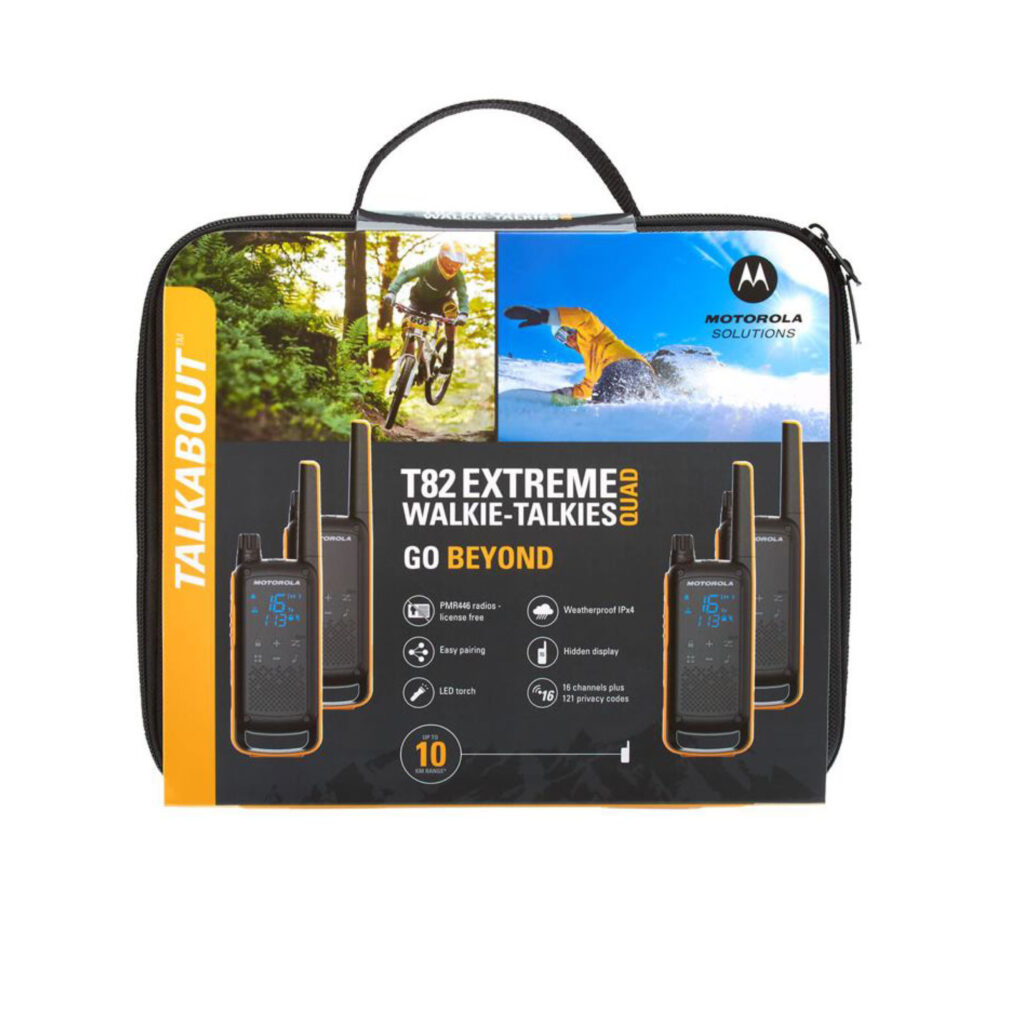 vysielačky MOTOROLA T82 Extreme WALKIE - TALKIES 4ks - Army Shop PyroEX